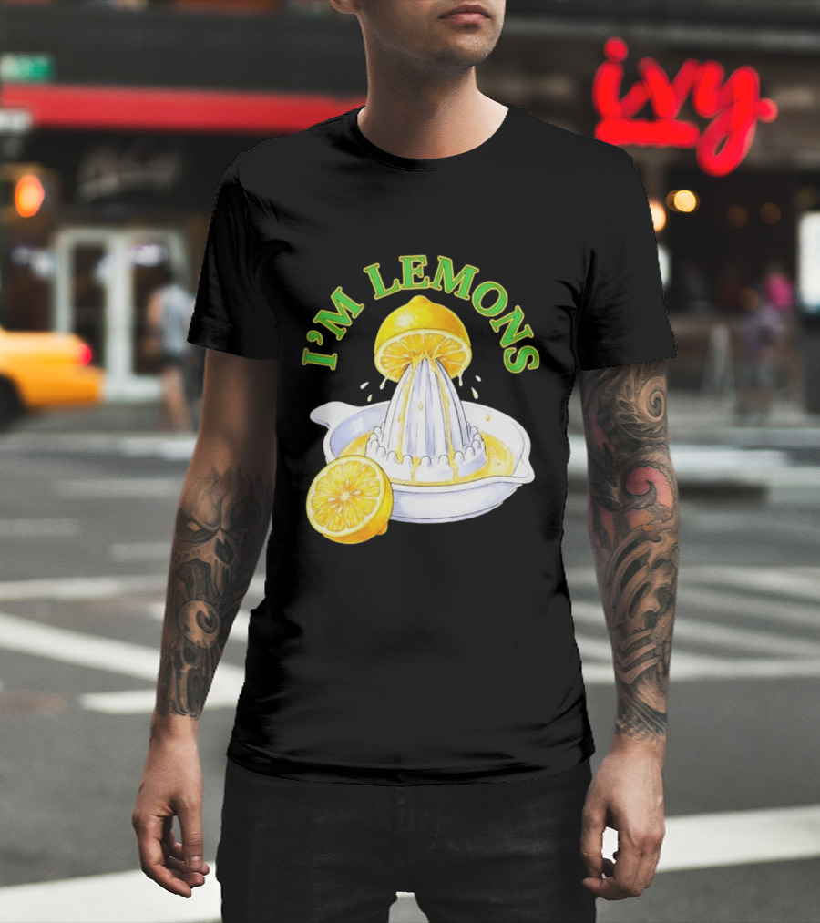 I'm Lemons Citrus Squeezer Fruit T-Shirt