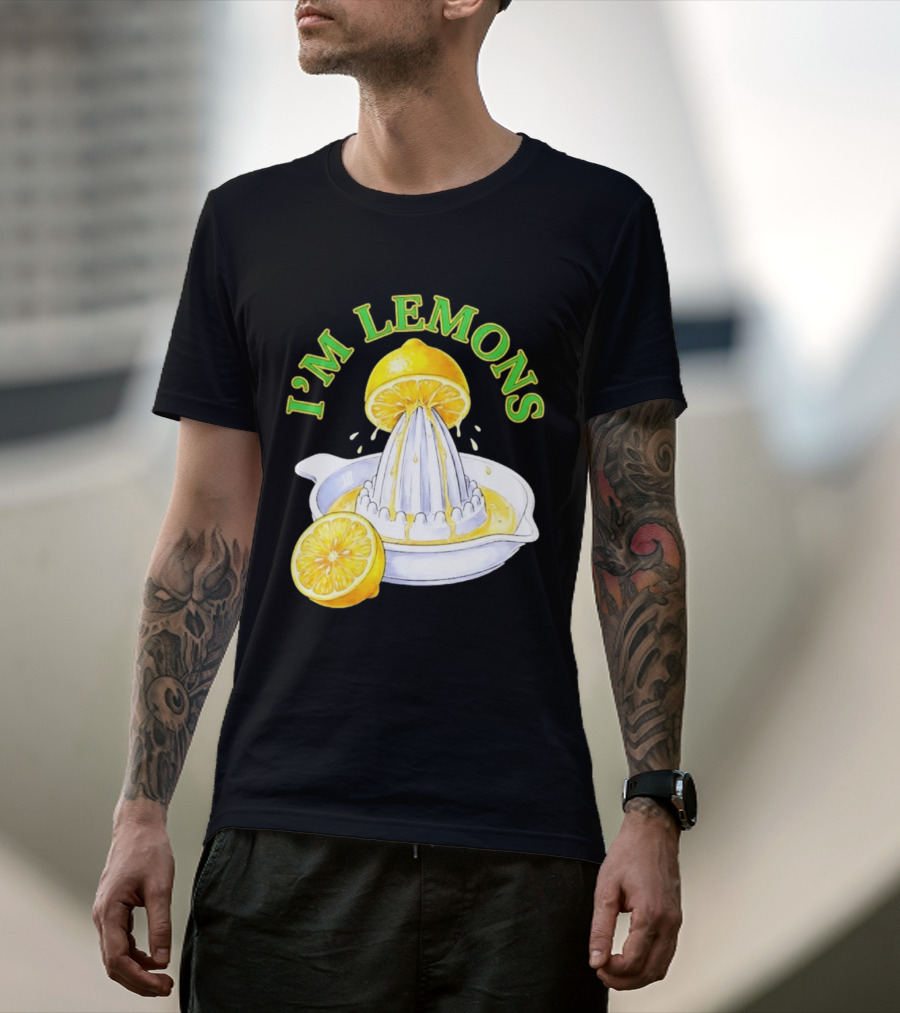 I'm Lemons Citrus Squeezer Fruit T-Shirt
