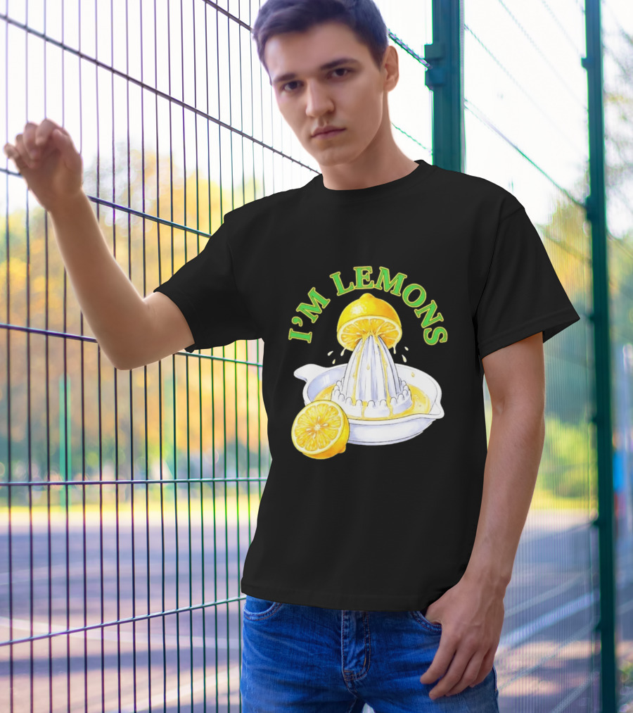 I'm Lemons Citrus Squeezer Fruit T-Shirt