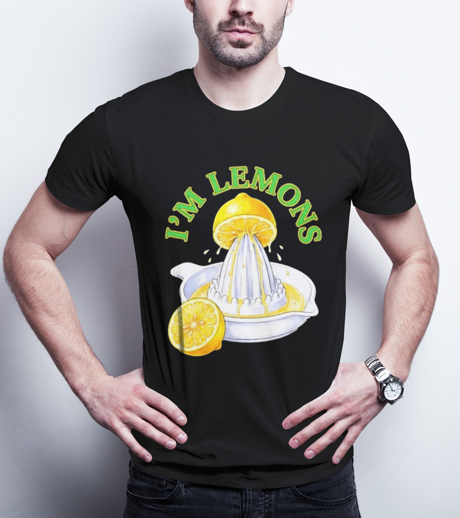 I'm Lemons Citrus Squeezer Fruit T-Shirt