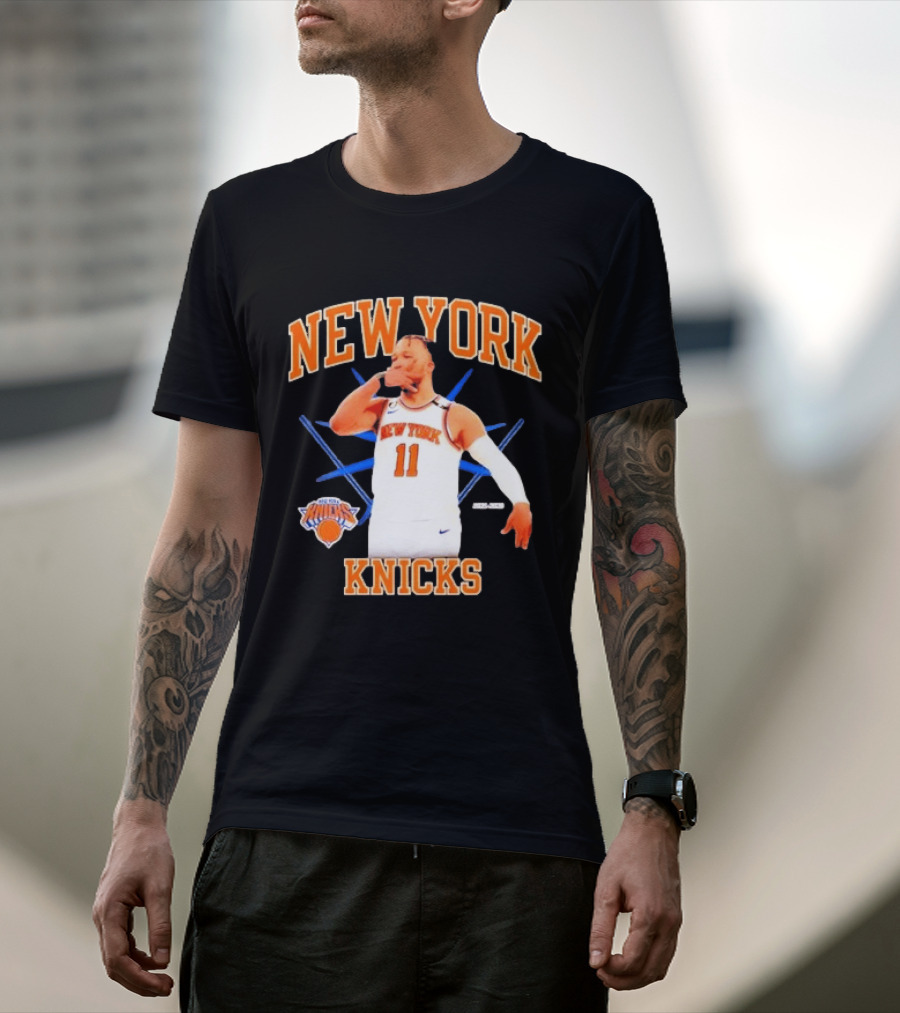 New York Knicks Jalen Brunson 11 NBA Basketball 3 Point 2026 T-Shirt