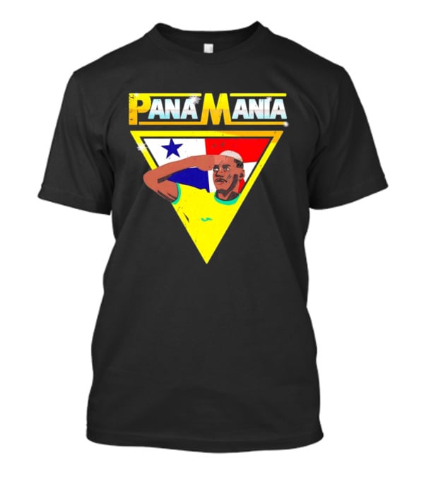 Pana Mania José Córdoba Salute Panama Flag Triangle T-Shirt