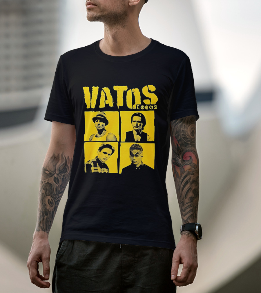 Vatos Locos Characters Yellow T-Shirt