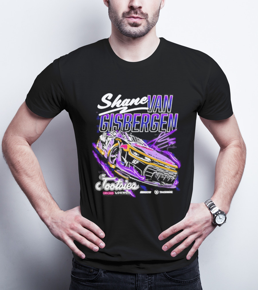 Shane Van Gisbergen #97 2026 Tootsies Orchid Sweeps Racing Car T-Shirt