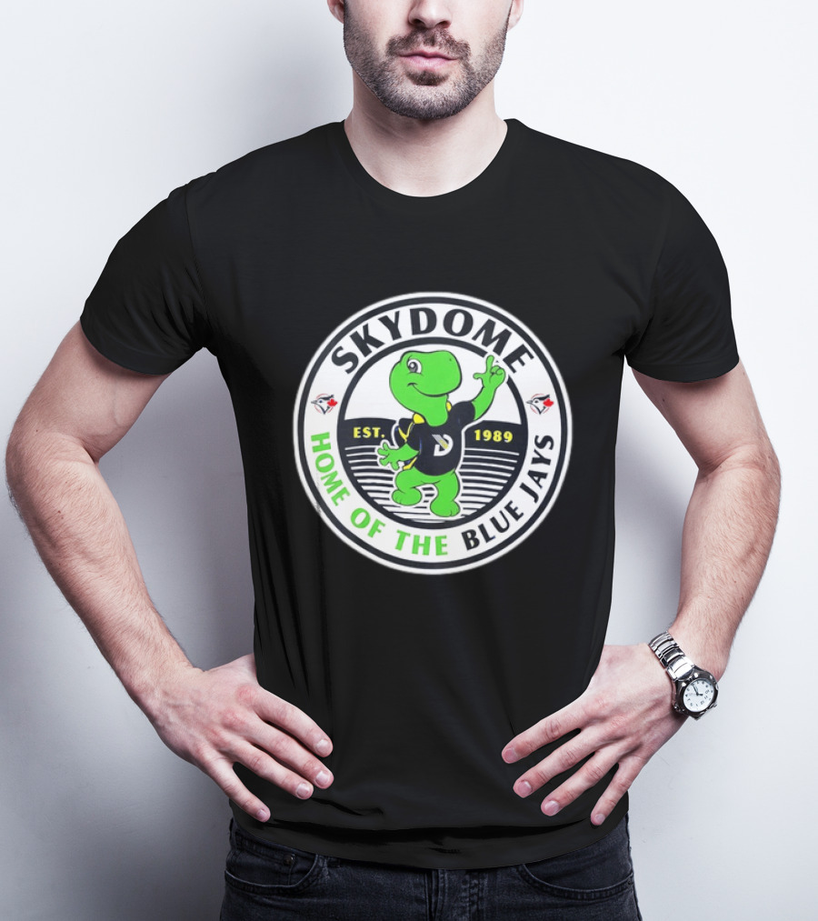 Toronto Blue Jays SkyDome Turtle Est 1989 Home Of The Blue Jays T-Shirt