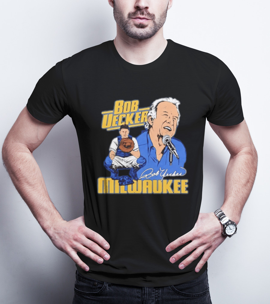 Bob Uecker Milwaukee Catcher Microphone 2026 T-Shirt
