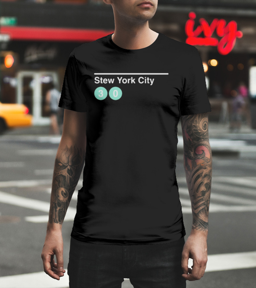 Stew York City 30 Breanna Stewart NY Liberty WNBA T-Shirt