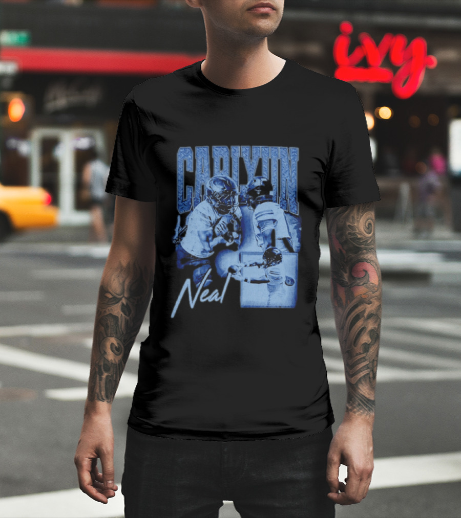 Carlyun Neal Alabama Crimson Tide Football Player Action Collage T-Shirt
