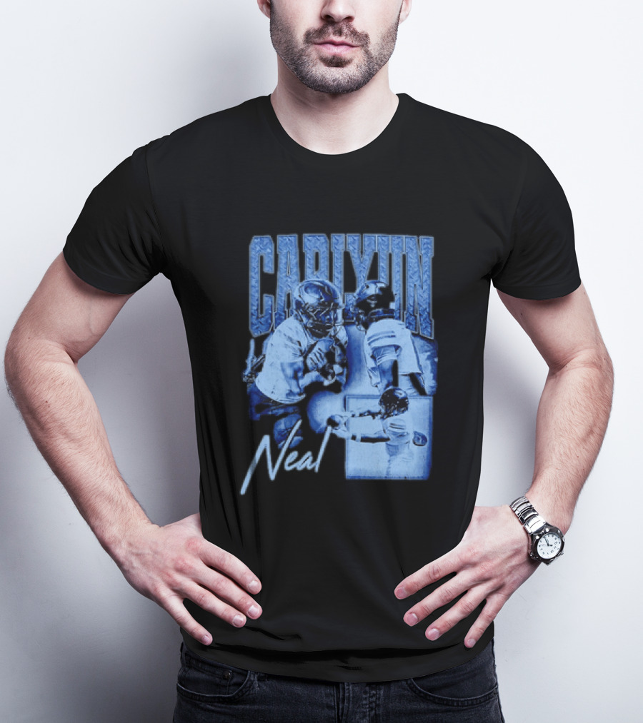 Carlyun Neal Alabama Crimson Tide Football Player Action Collage T-Shirt