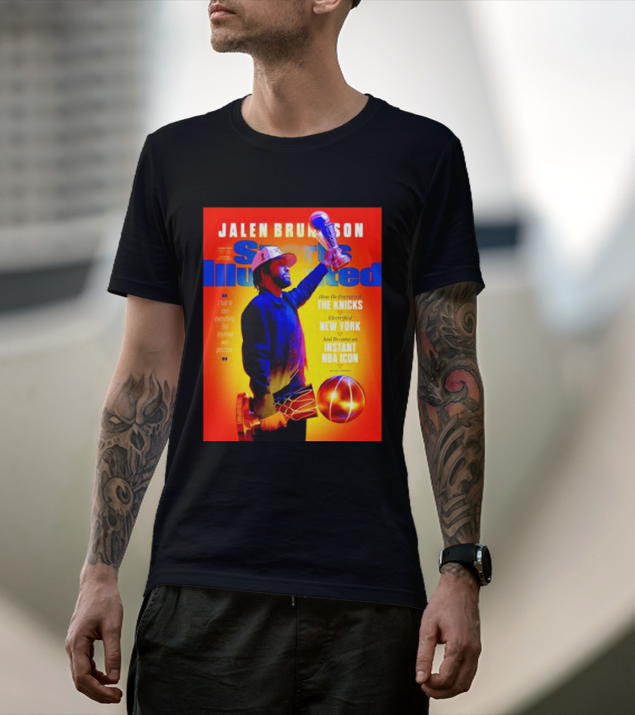 Jalen Brunson Sports Illustrated The Knicks Electrified New York Instant NBA Icon August 2026 T-Shirt