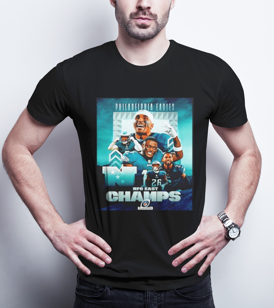 Philadelphia Eagles NFC East Champs 2022 Playoffs T-Shirt