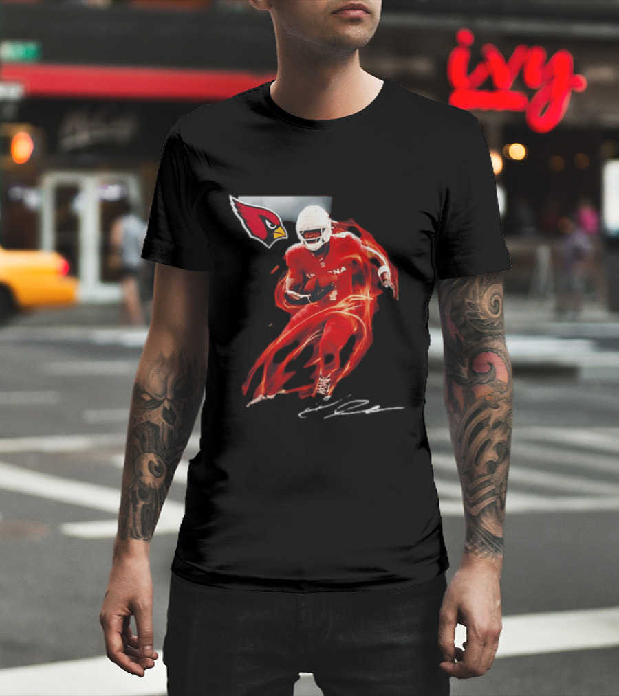 Kyler Murray Arizona Cardinals Dynamic Football Motion T-Shirt