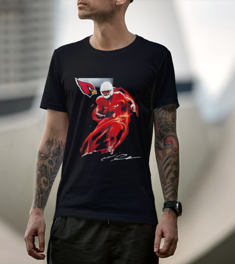 Kyler Murray Arizona Cardinals Dynamic Football Motion T-Shirt