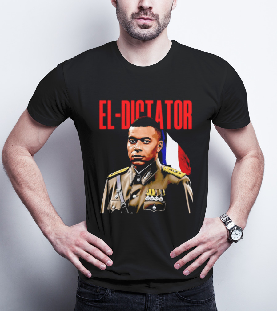 El Dictator Kylian Mbappe Military Jacket French Flag T-Shirt