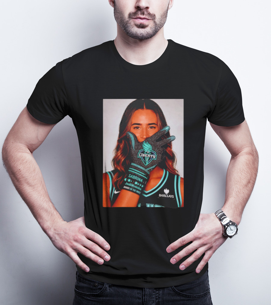 Sabrina Ionescu New York Liberty Barclays Burner Like Brunson IceMan T-Shirt