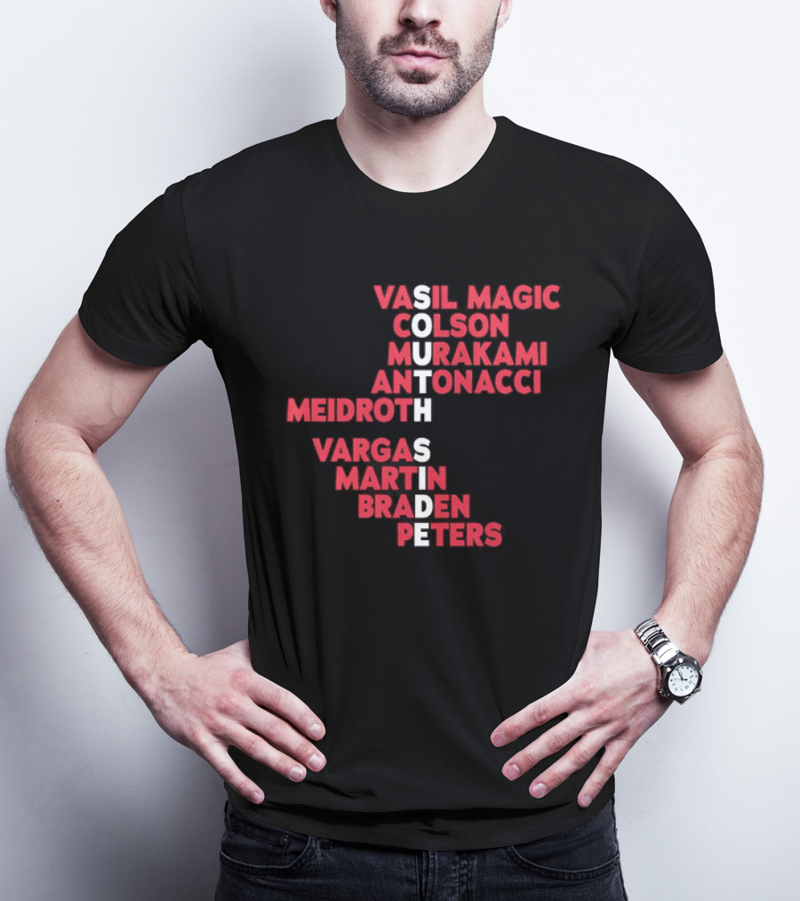 South Side 2026 Baseball Roster Vasil Magic Colson Murakami Antonacci Reidroth Vargas Martin Braden Peters T-Shirt