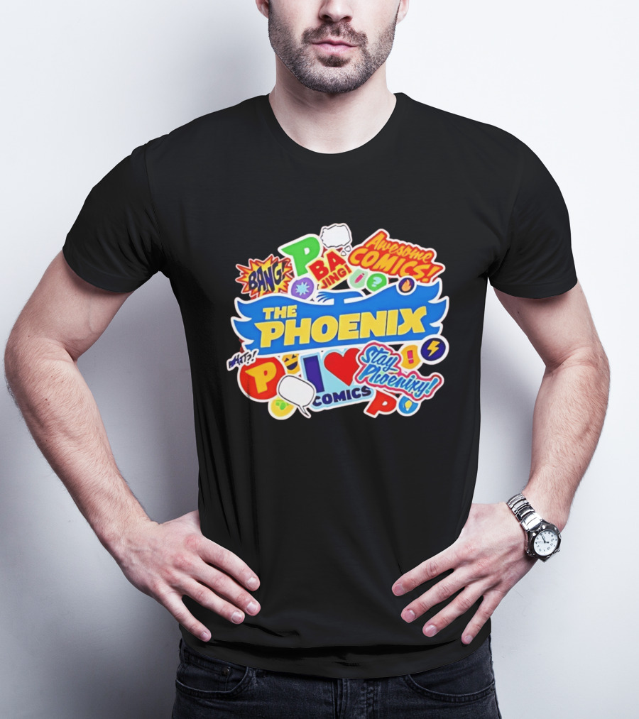 The Phoenix Awesome Comics Stay Phoenix I Love Comics Ba Jing Bang T-Shirt