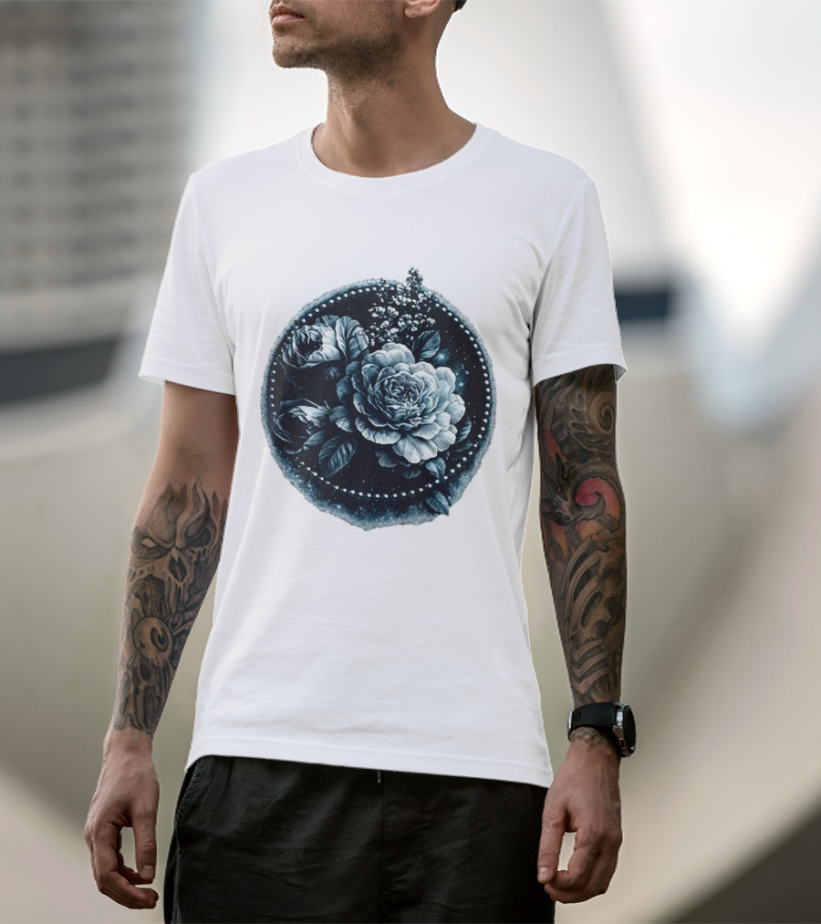 Cape Fear Nevaeh Valentine Floral Muscle Peonies T-Shirt