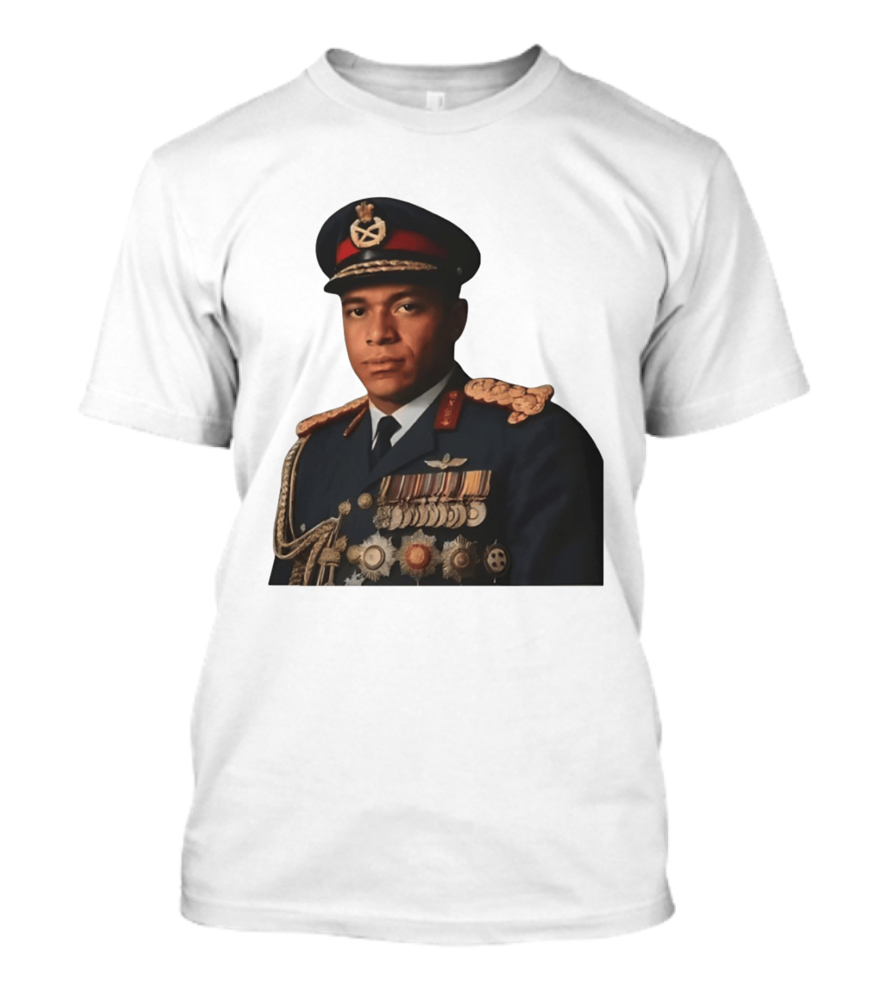 Kylian Mbappe Military Uniform Meme T-Shirt