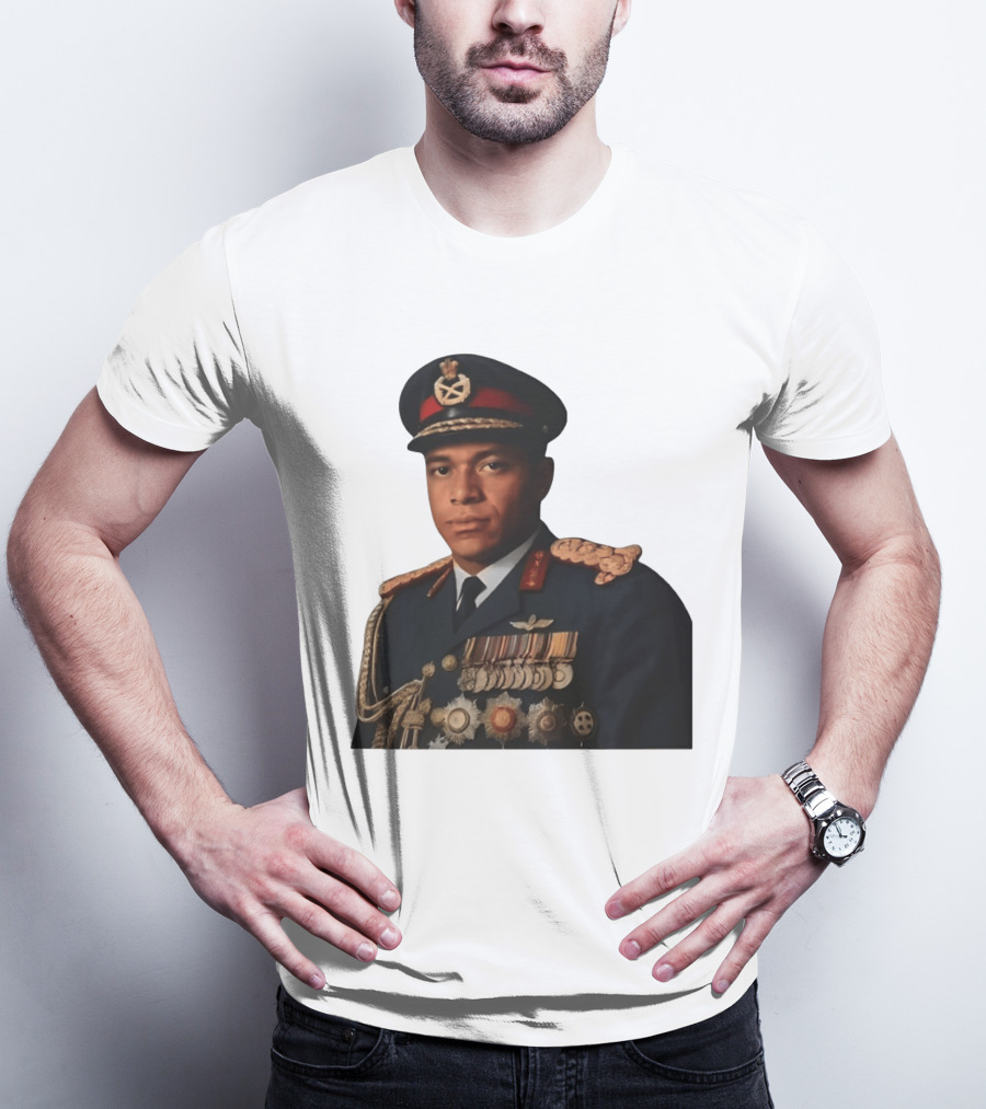 Kylian Mbappe Military Uniform Meme T-Shirt