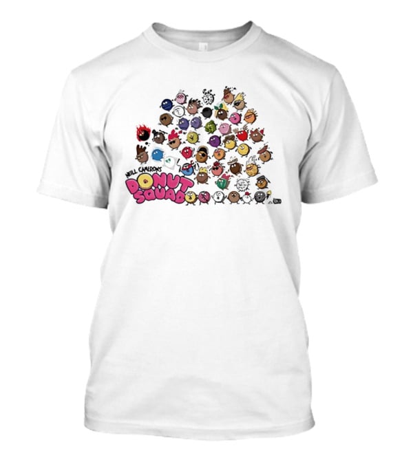 Mel Chenas Donut Squad Cute And Colorful Animated Characters T-Shirt
