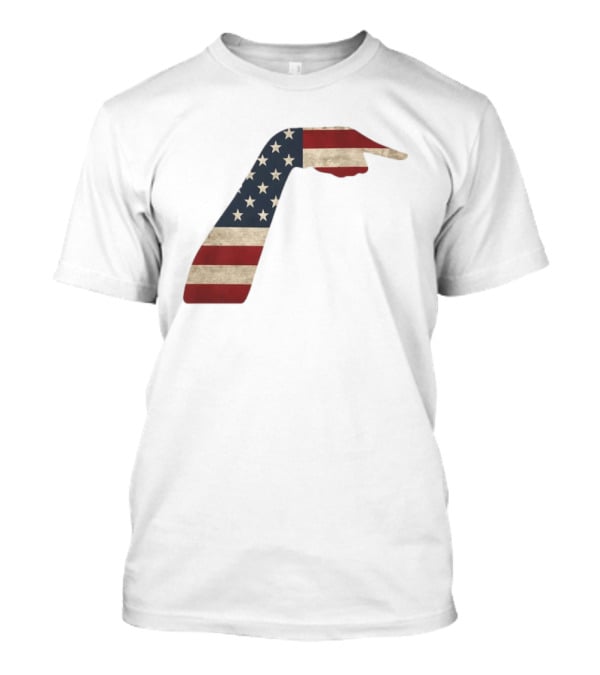 Sophie Cunningham American Flag Pointing Hand Patriotic USA Indiana Fever 2026 T-Shirt