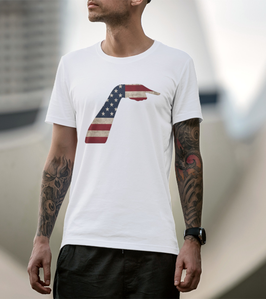 Sophie Cunningham American Flag Pointing Hand Patriotic USA Indiana Fever 2026 T-Shirt