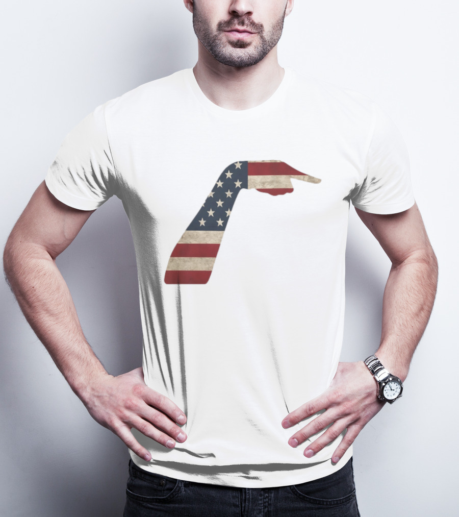 Sophie Cunningham American Flag Pointing Hand Patriotic USA Indiana Fever 2026 T-Shirt