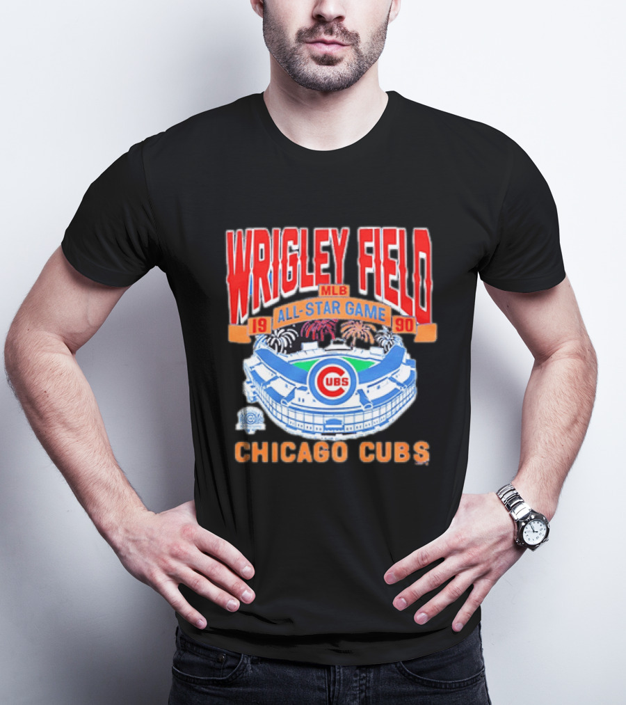 Wrigley Field 1990 MLB All Star Game Chicago Cubs T-Shirt