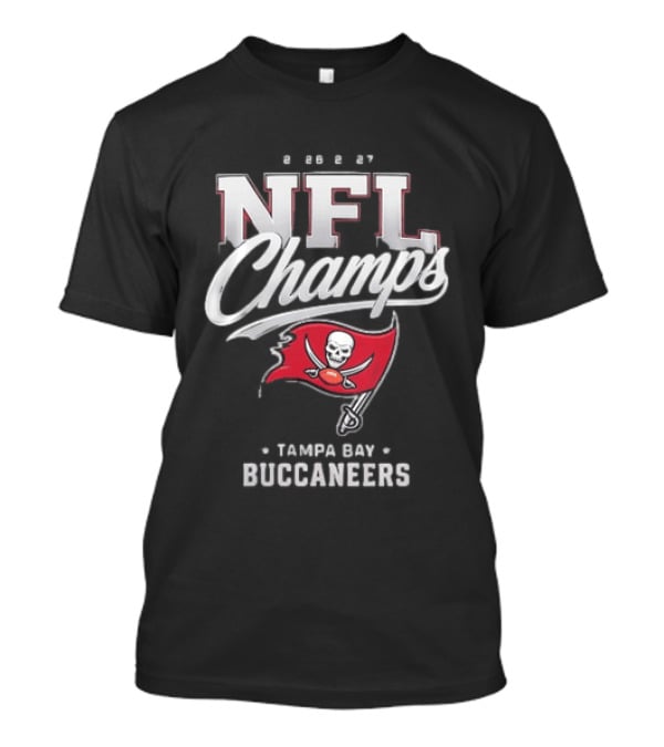 2026 2027 NFL Champs Tampa Bay Buccaneers T-Shirt