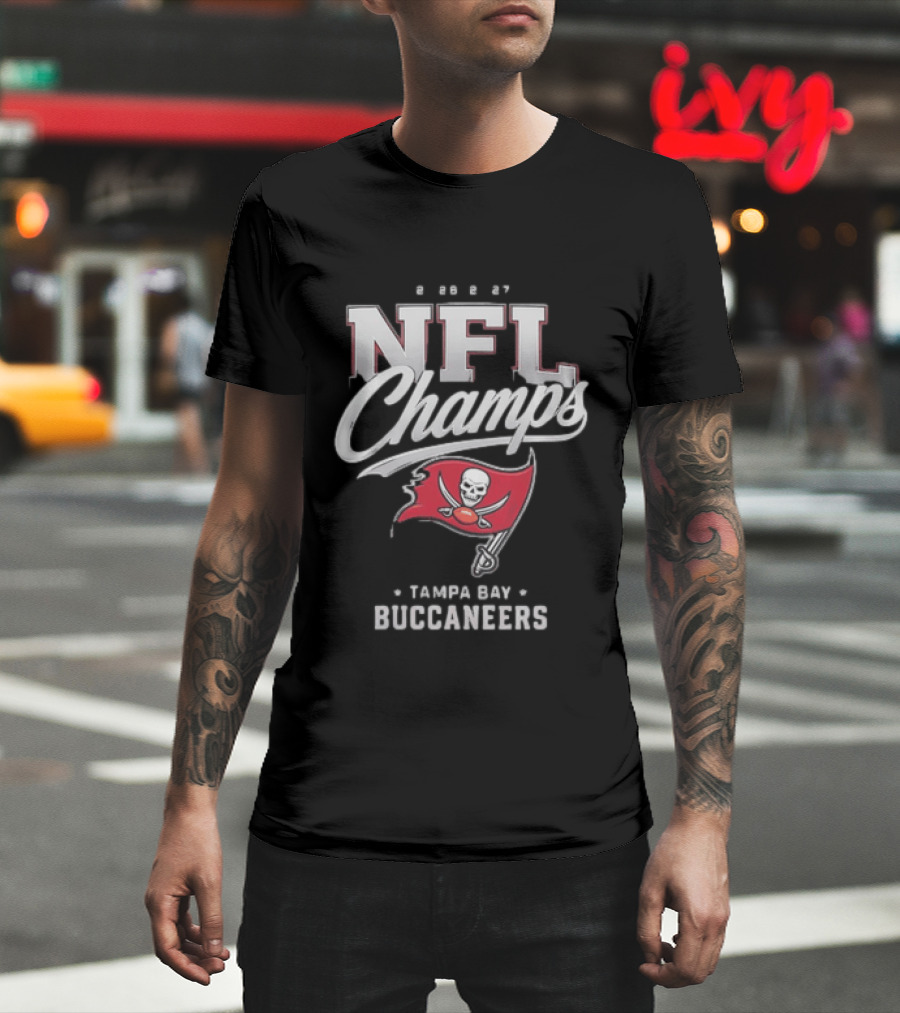 2026 2027 NFL Champs Tampa Bay Buccaneers T-Shirt