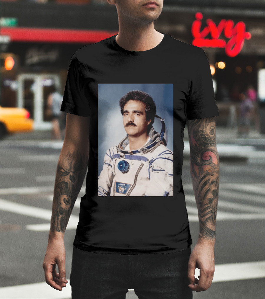 Abdul Ahad Momand Afghan Astronaut In Space Suit T-Shirt