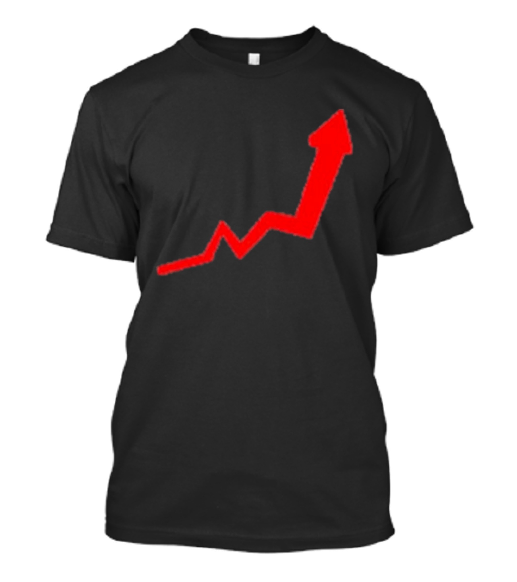 Dayu Stock Market Rising Chart Arrow Trending Upwards Stop Stock T-Shirt