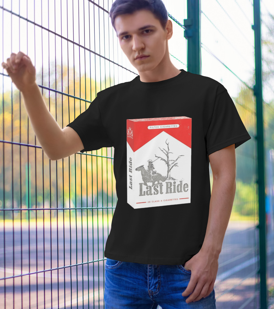 Last Ride Cowboy Dead Tree Filter Cigarettes 20 Class A T-Shirt
