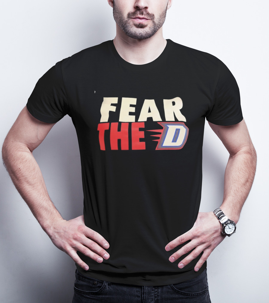 Fear The D DePaul Blue Demons Basketball Team Spirit T-Shirt