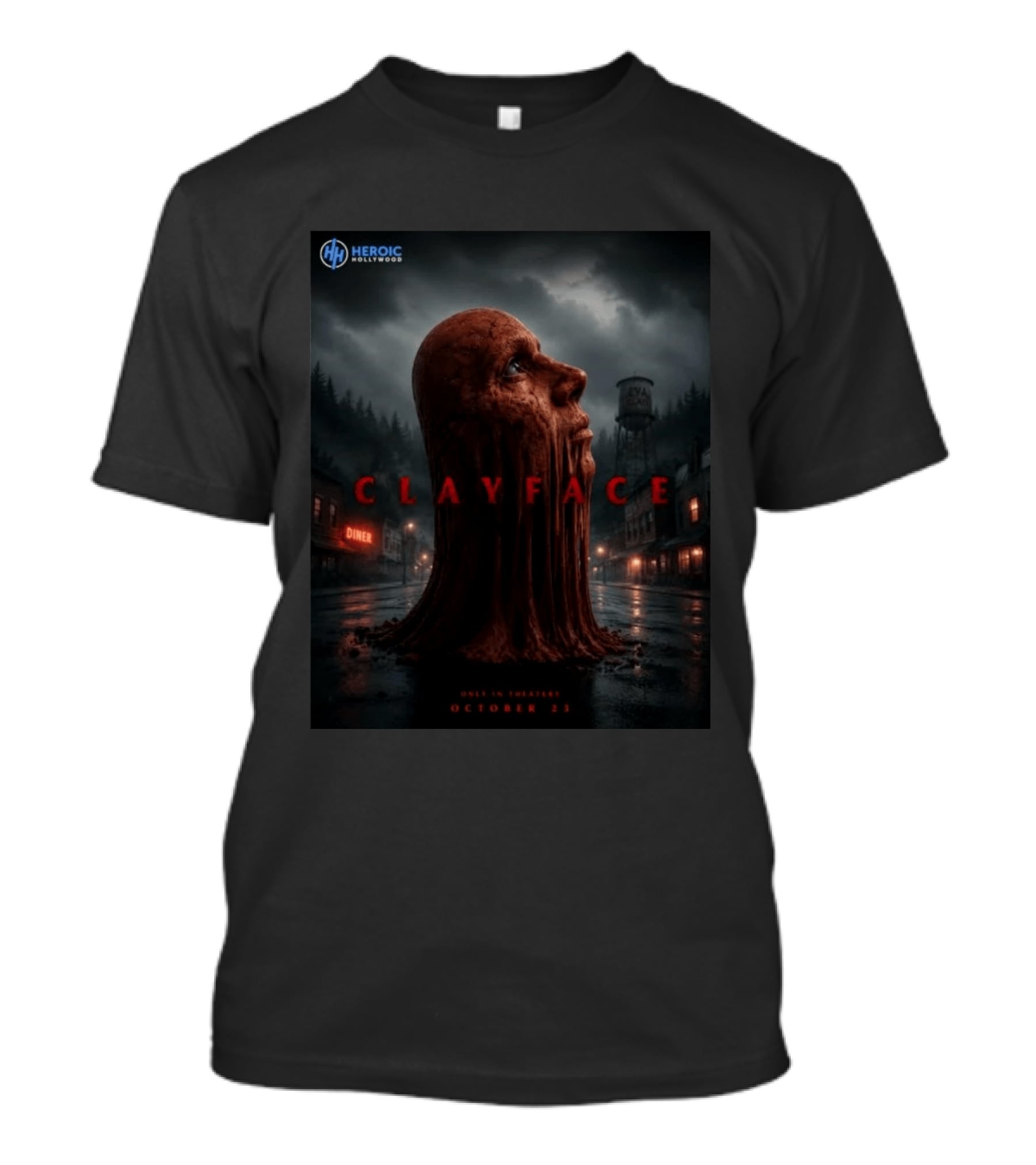 Heroic Hollywood Clayface Only In Theaters October 23 T-Shirt