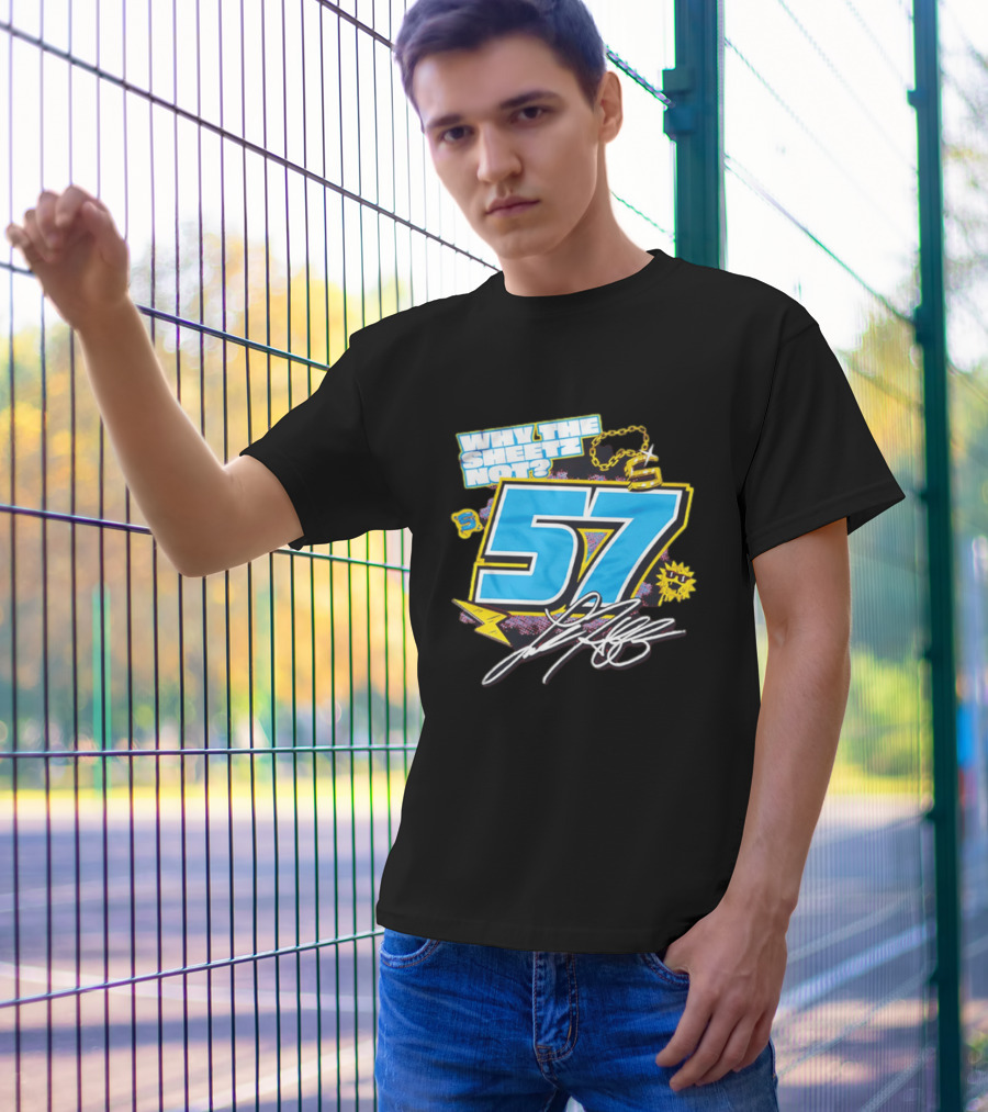 Why The Sheetz Not 57 Racing Motorsport Chain And Lightning T-Shirt