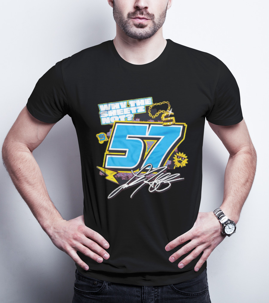 Why The Sheetz Not 57 Racing Motorsport Chain And Lightning T-Shirt