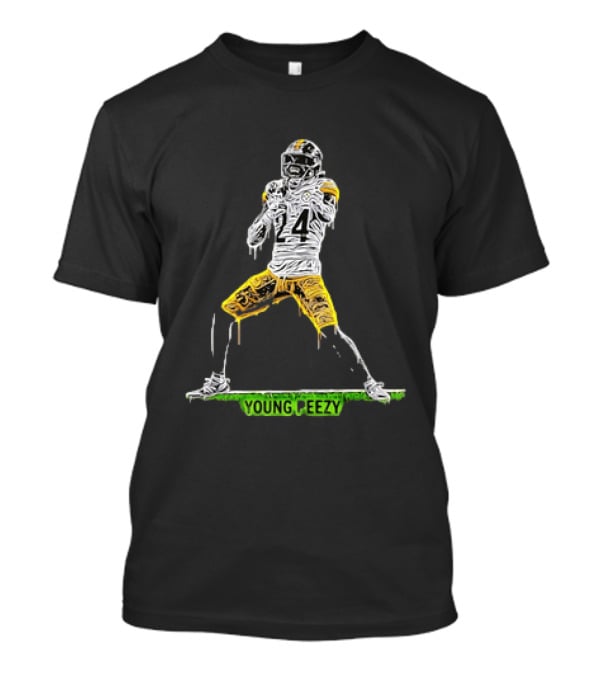 Young Peezy Pittsburgh Steelers Football Player 24 T-Shirt