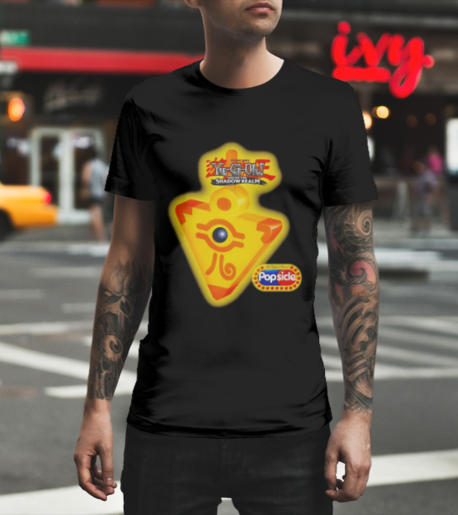 Shonen Jump Yu Gi Oh Enter The Shadow Realm Millennium Puzzle Popsicle T-Shirt