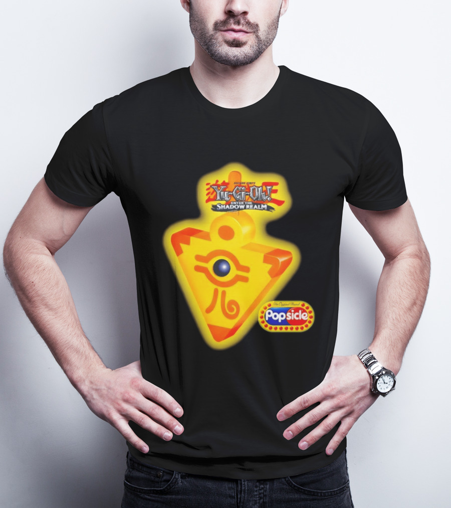 Shonen Jump Yu Gi Oh Enter The Shadow Realm Millennium Puzzle Popsicle T-Shirt