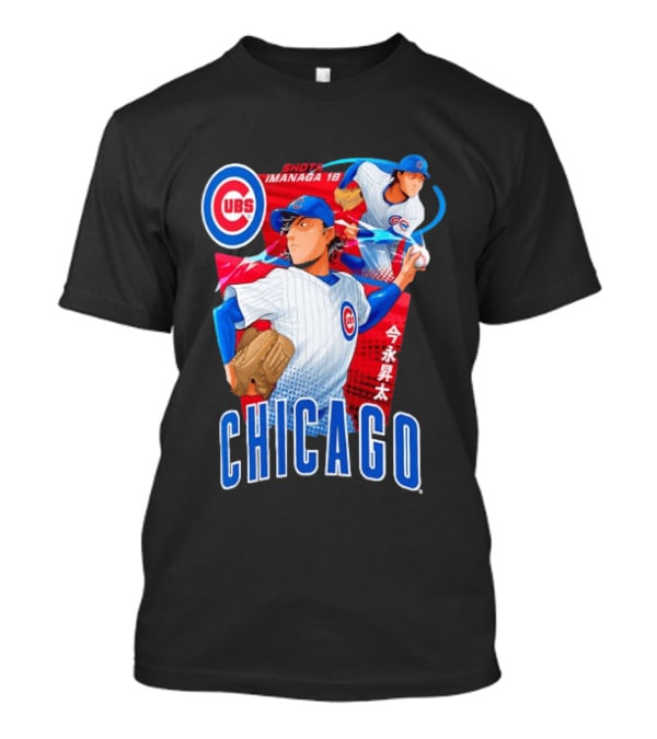 Chicago Cubs Shota Imanaga Anime Baseball Player T-Shirt