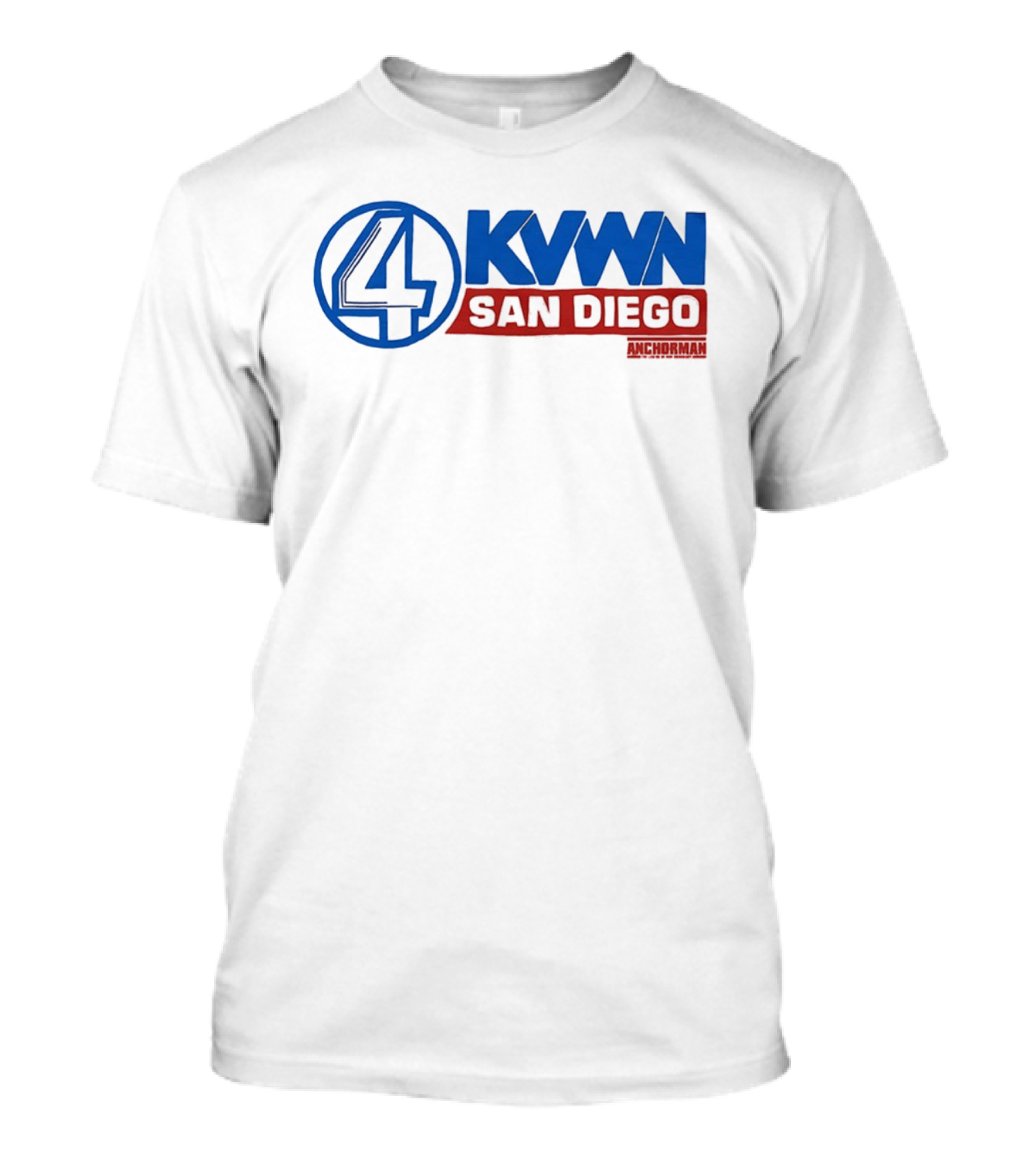 Anchorman KVWN 4 San Diego News Channel T-Shirt