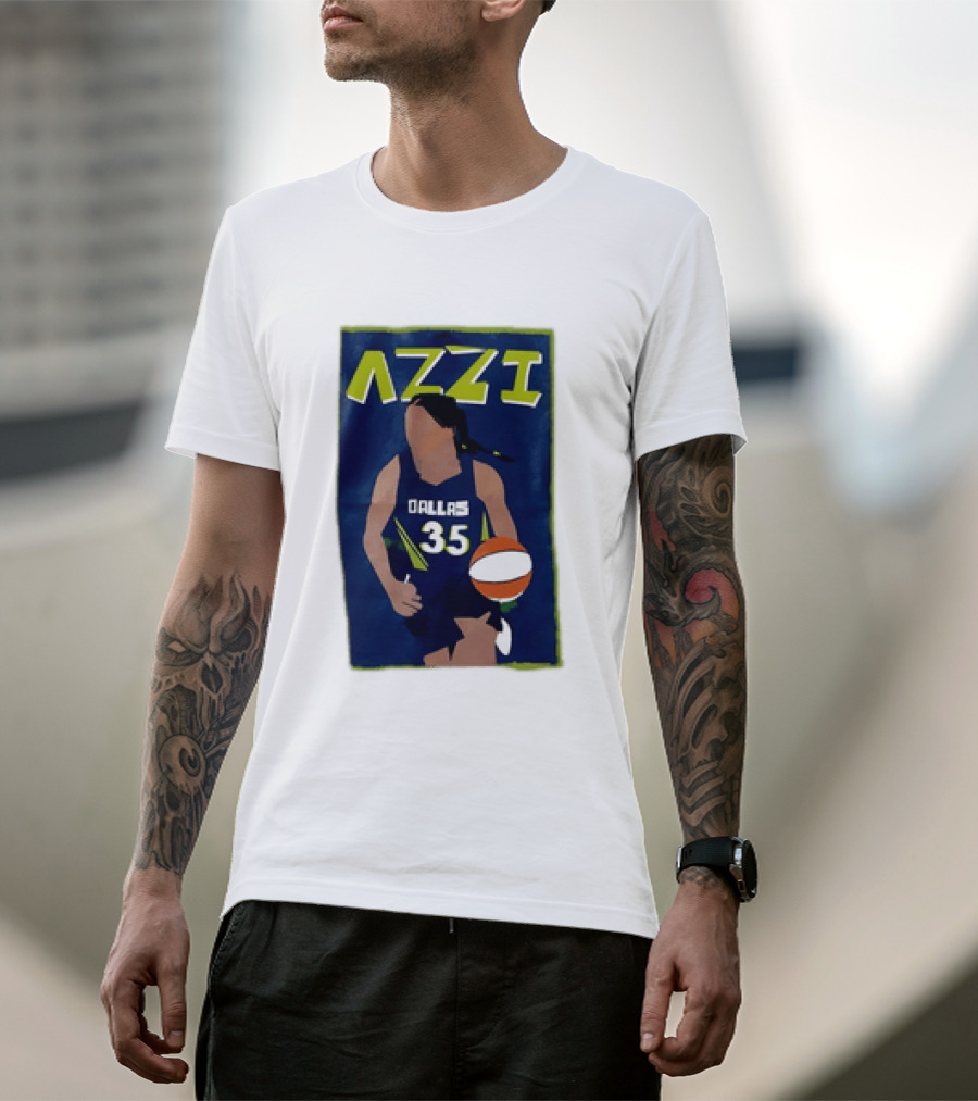 Azzi Fudd Dallas 35 Basketball WNBA 2026 Play Draft T-Shirt