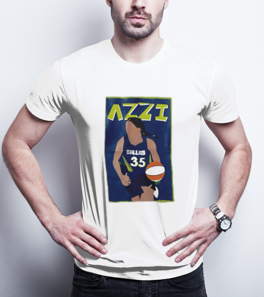 Azzi Fudd Dallas 35 Basketball WNBA 2026 Play Draft T-Shirt