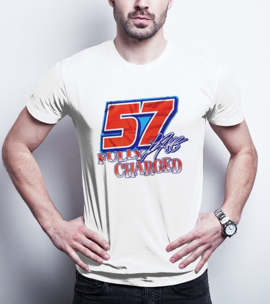 Kyle Larson 57 Fully Charged Hendrick Motorsports Racing Fan T-Shirt