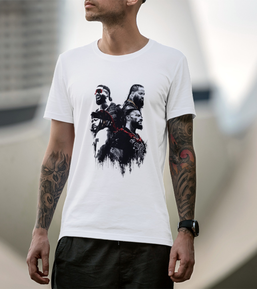 Bloodline Legacy Tribal Chief Wrestling Icons Collection T-Shirt