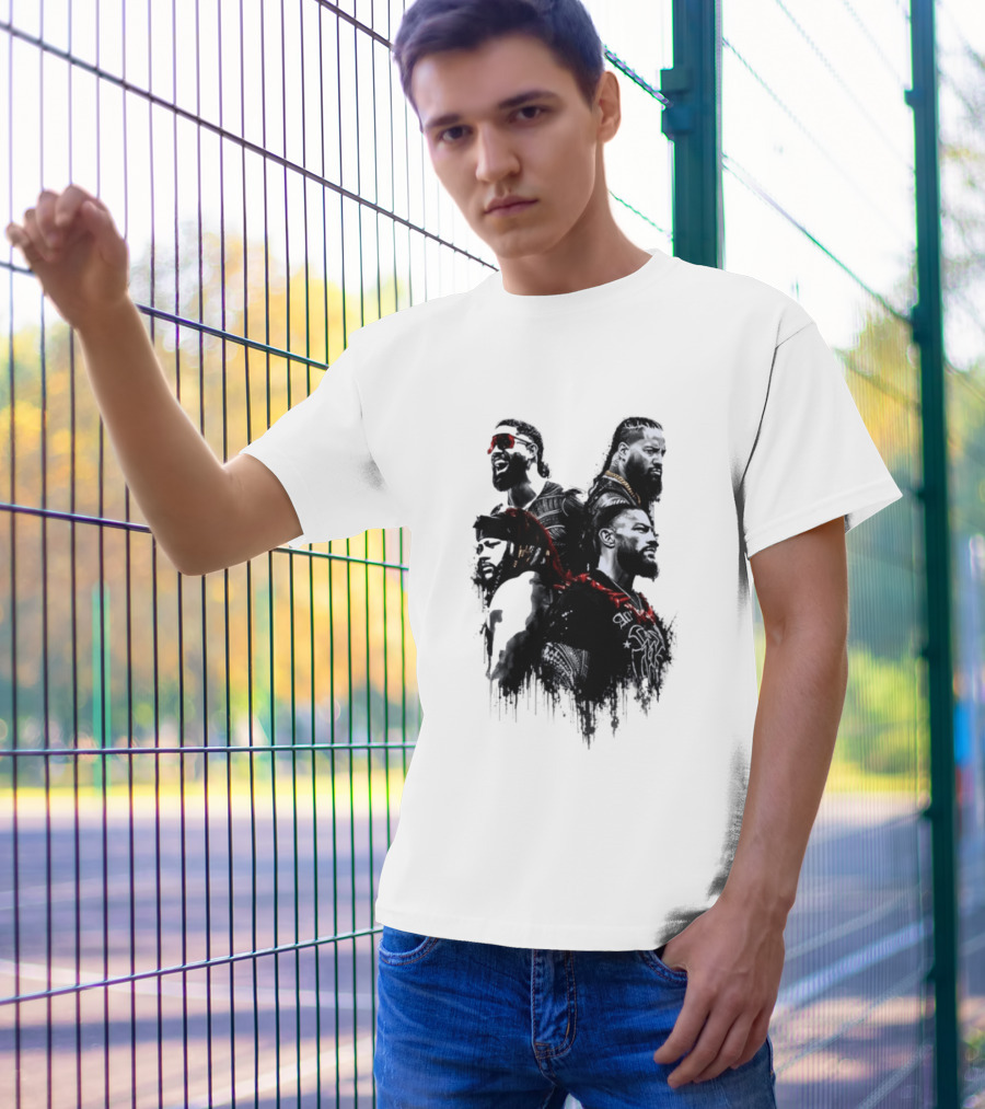 Bloodline Legacy Tribal Chief Wrestling Icons Collection T-Shirt