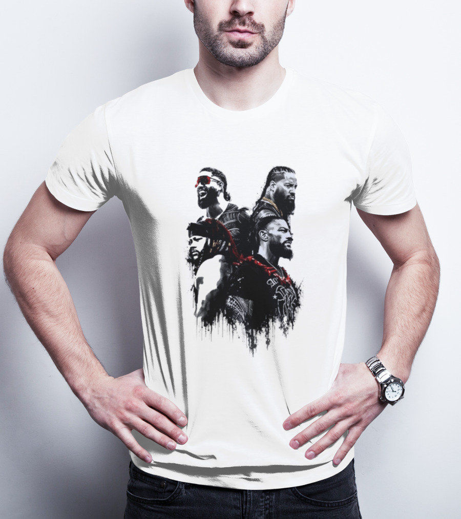 Bloodline Legacy Tribal Chief Wrestling Icons Collection T-Shirt
