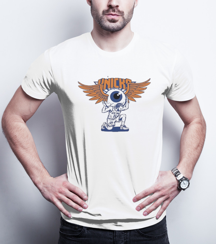 Grateful Dead New York Knicks Jalen Brunson Winged Eyeball Collaboration T-Shirt